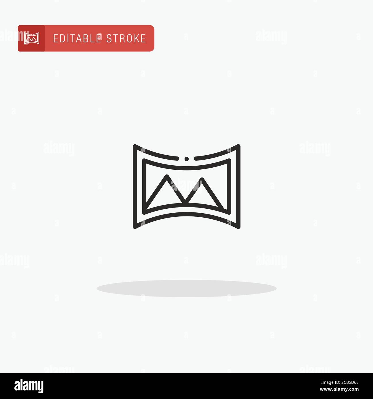 Panorama icon vector. Panorama icon for presentation Stock Vector Image ...