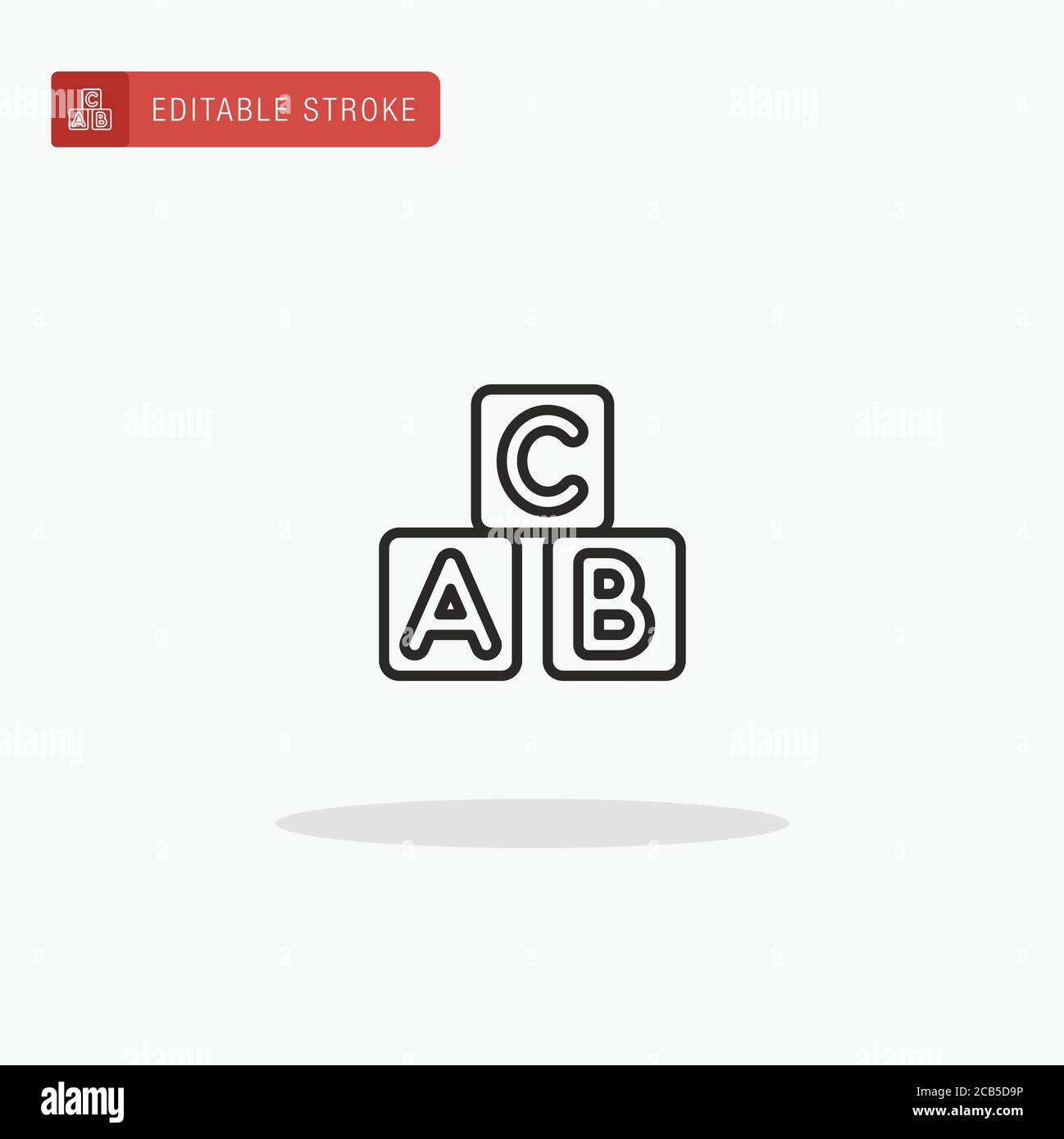 Blocks icon vector. Blocks icon for presentation Stock Vector Image ...