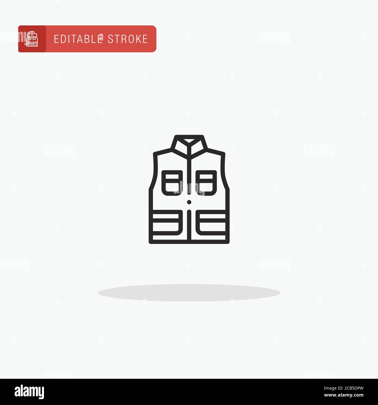Pictogram safety vest life vest Cut Out Stock Images & Pictures - Alamy