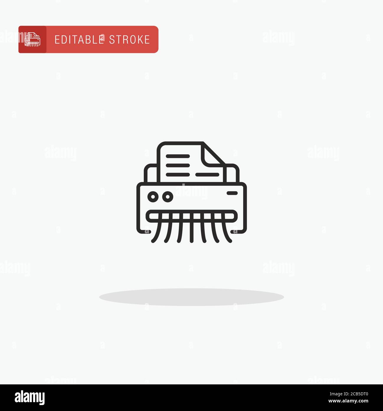 Shredder icon vector. Shredder icon for presentation Stock Vector Image ...