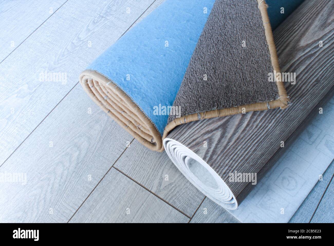 Roll up carpet hi-res stock photography and images - Alamy