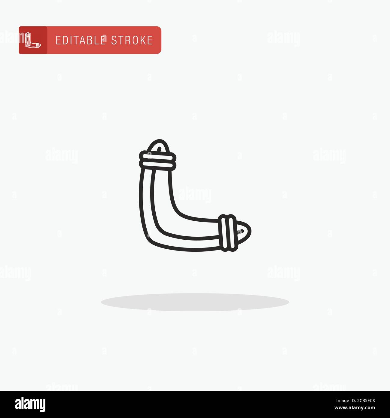 Boomerang icon black background Cut Out Stock Images & Pictures - Alamy