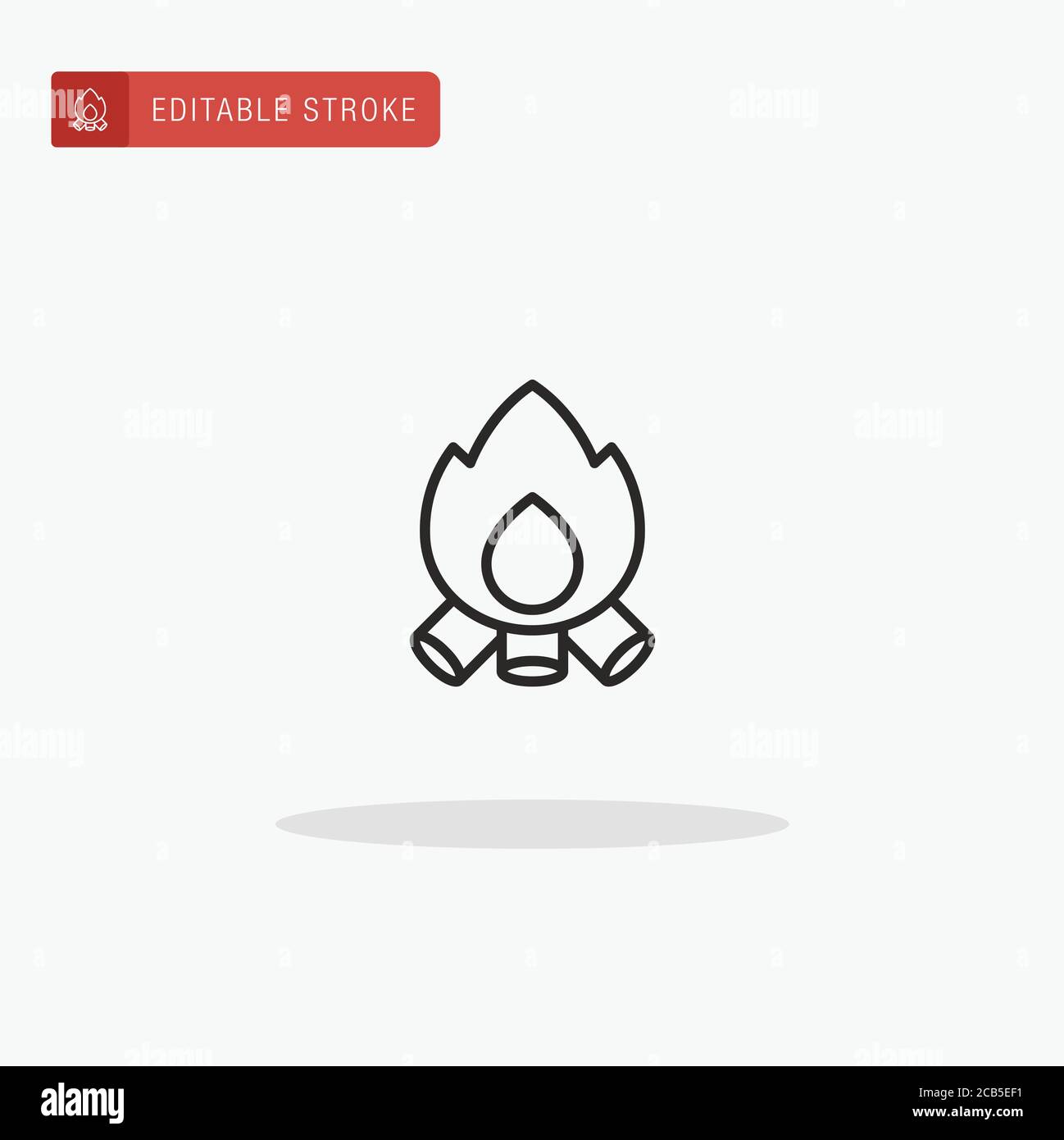 Fire icon vector. Fire icon for presentation Stock Vector Image & Art ...