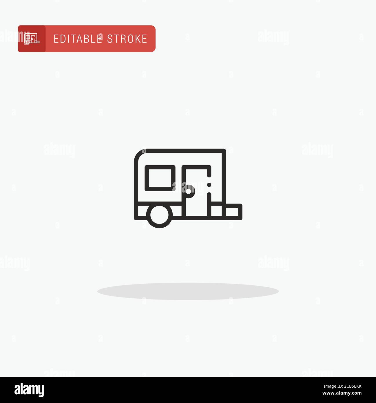 Camper Van icon vector. Camper Van icon for presentation Stock Vector ...