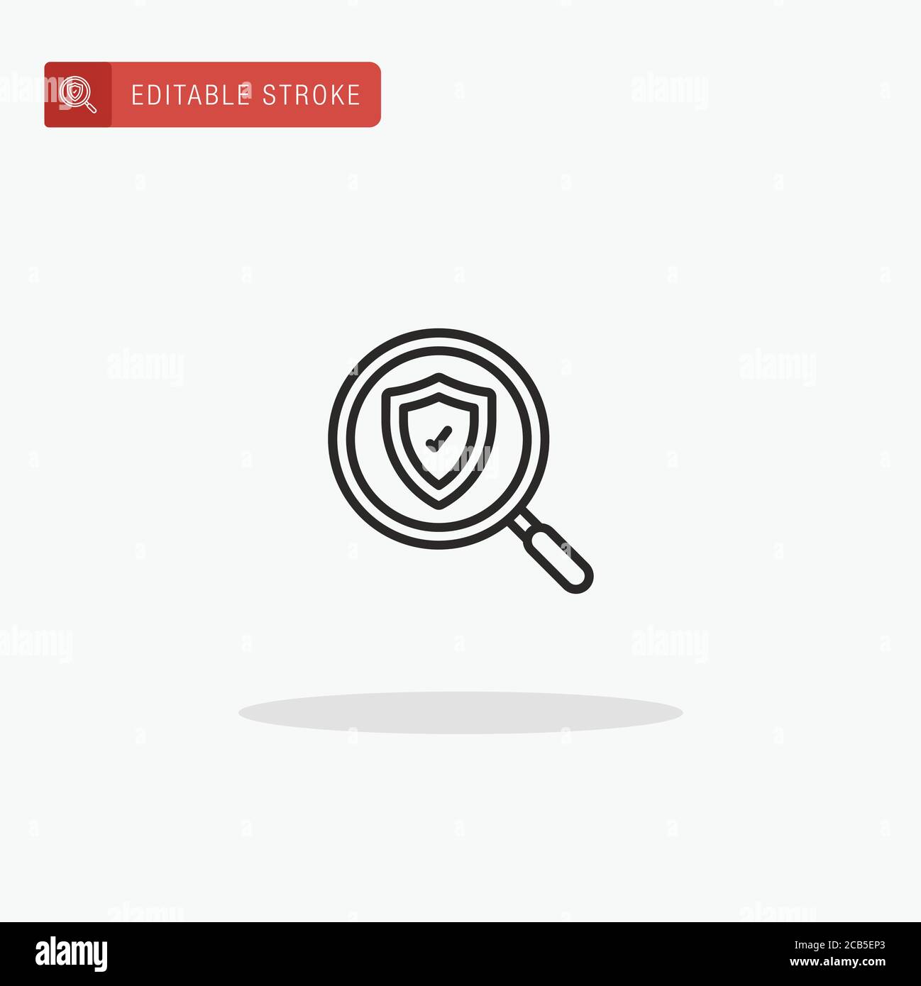 Magnifying Glass icon vector. Magnifying Glass icon for presentation ...