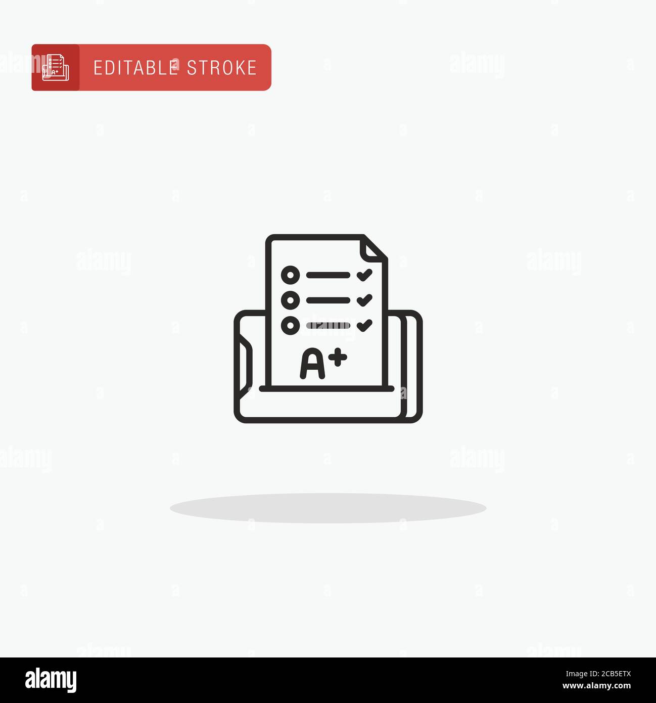 Test icon vector. Test icon for presentation Stock Vector Image & Art ...