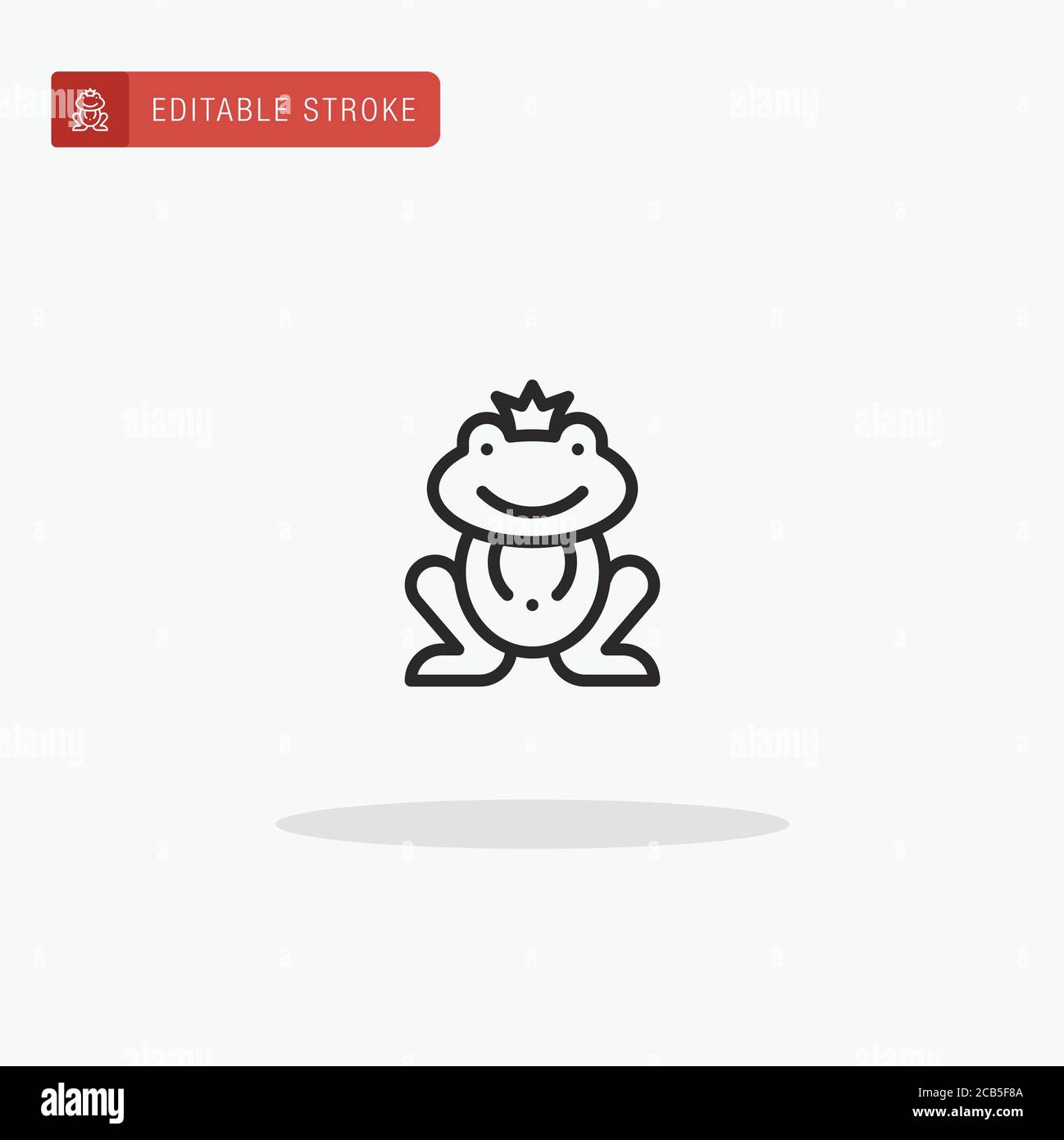 Frog tiara Stock Vector Images - Alamy