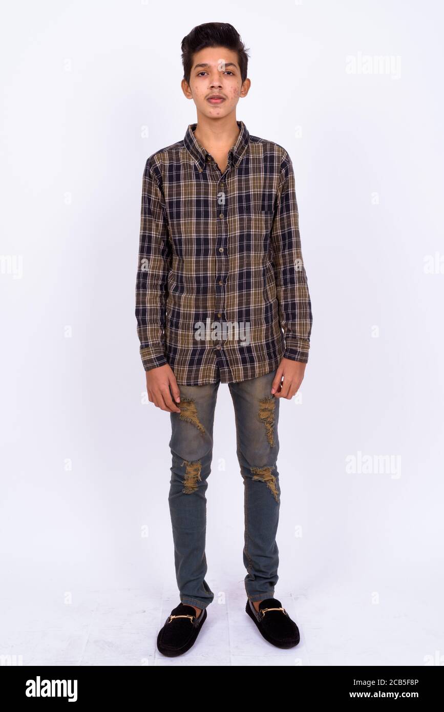 Portrait of young handsome Indian teenage boy Stock Photo - Alamy