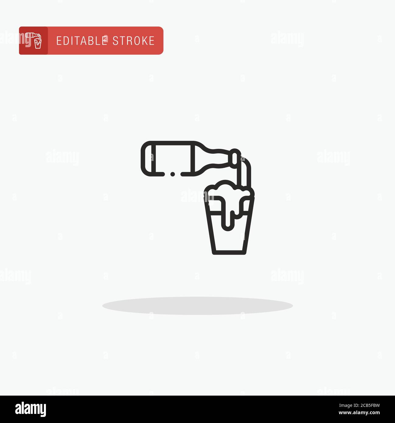 Pouring icon vector. Pouring icon for presentation Stock Vector Image ...