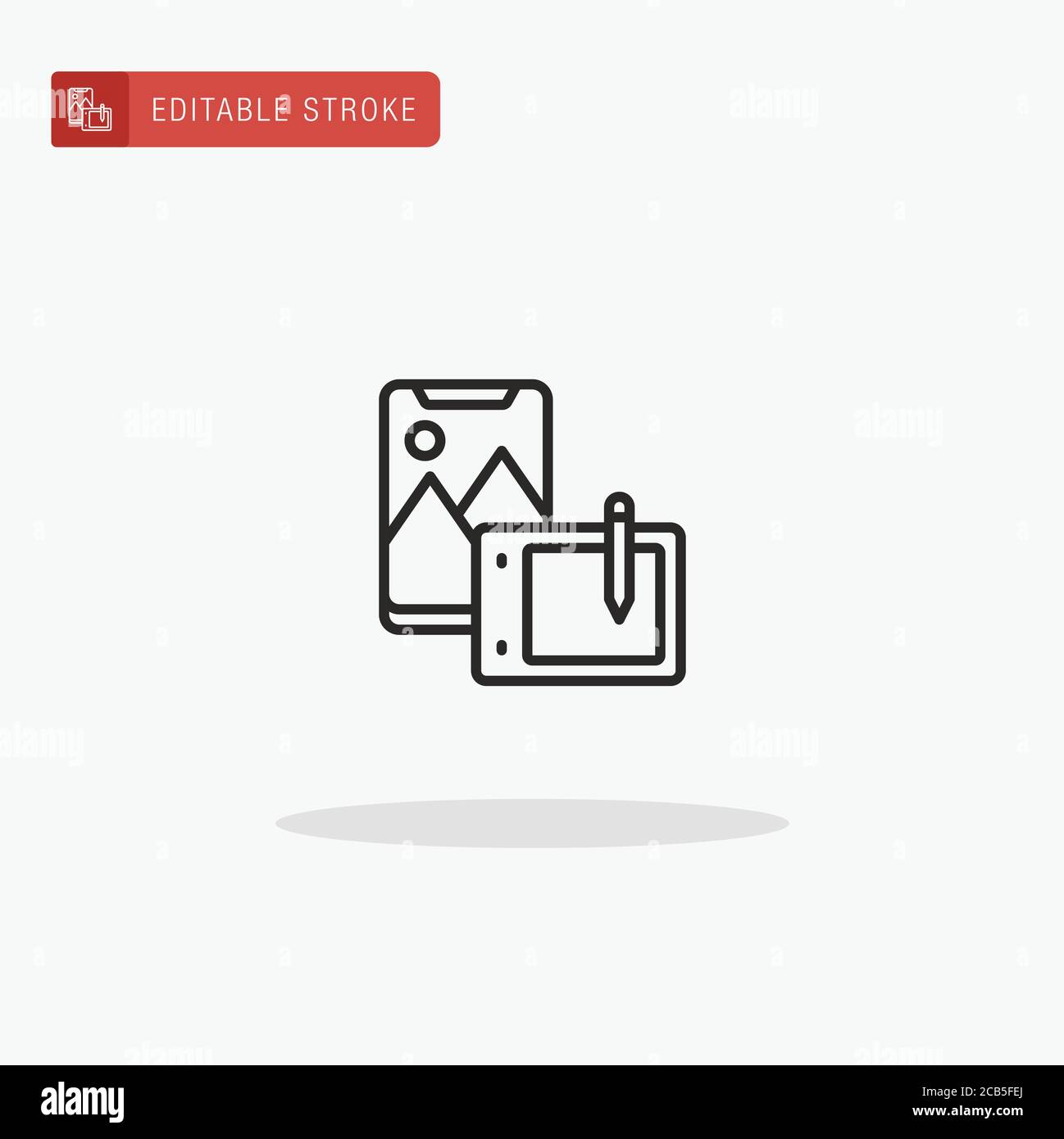 Mobile icon vector. Mobile icon for presentation Stock Vector Image ...