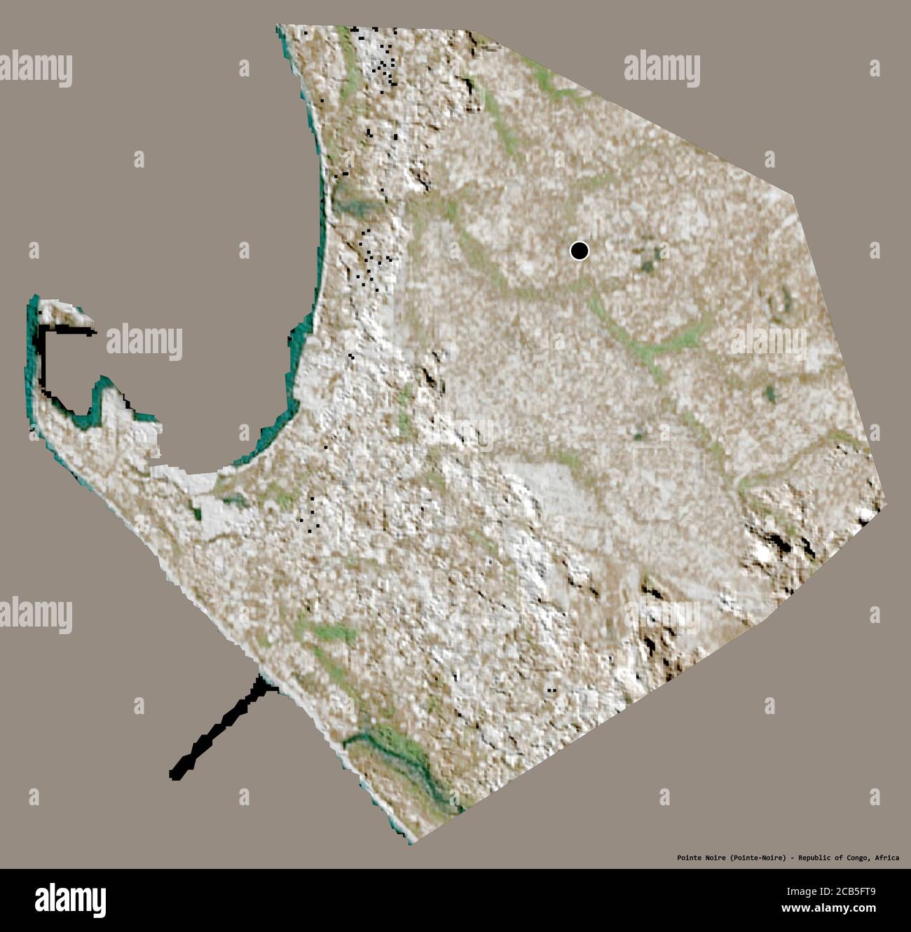 Map of pointe noire hi-res stock photography and images - Alamy