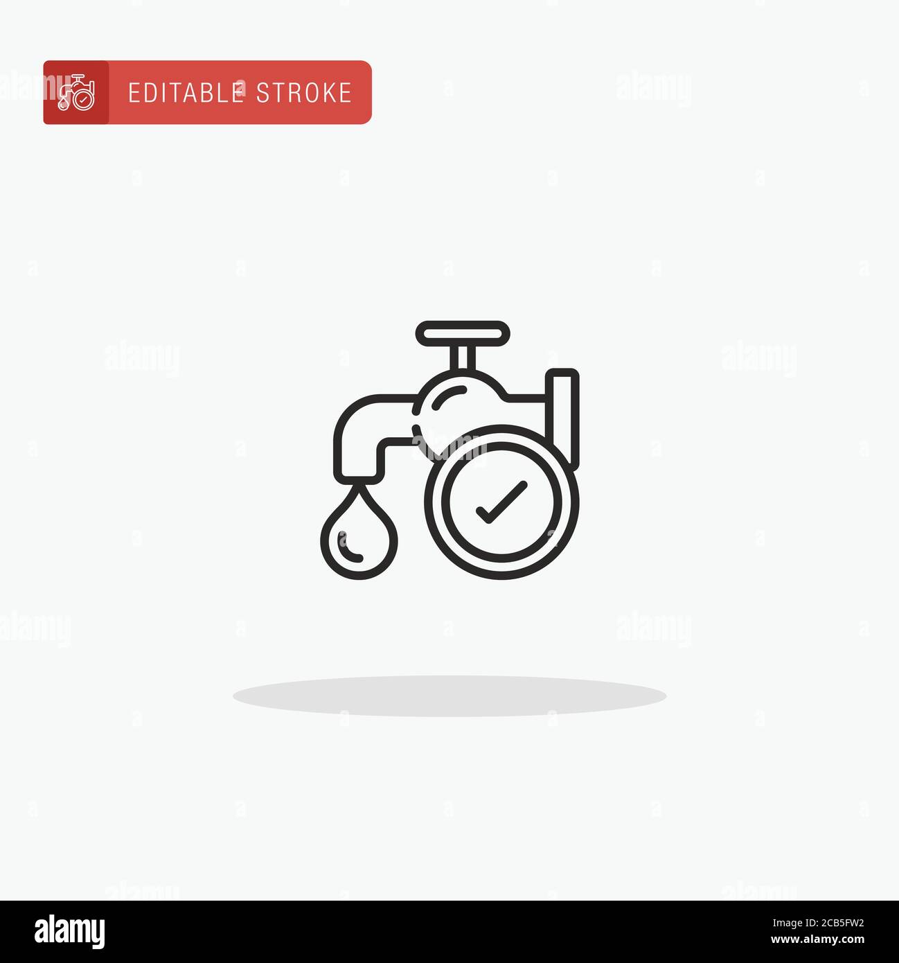 Clean Water icon vector. Clean Water icon for presentation Stock Vector ...