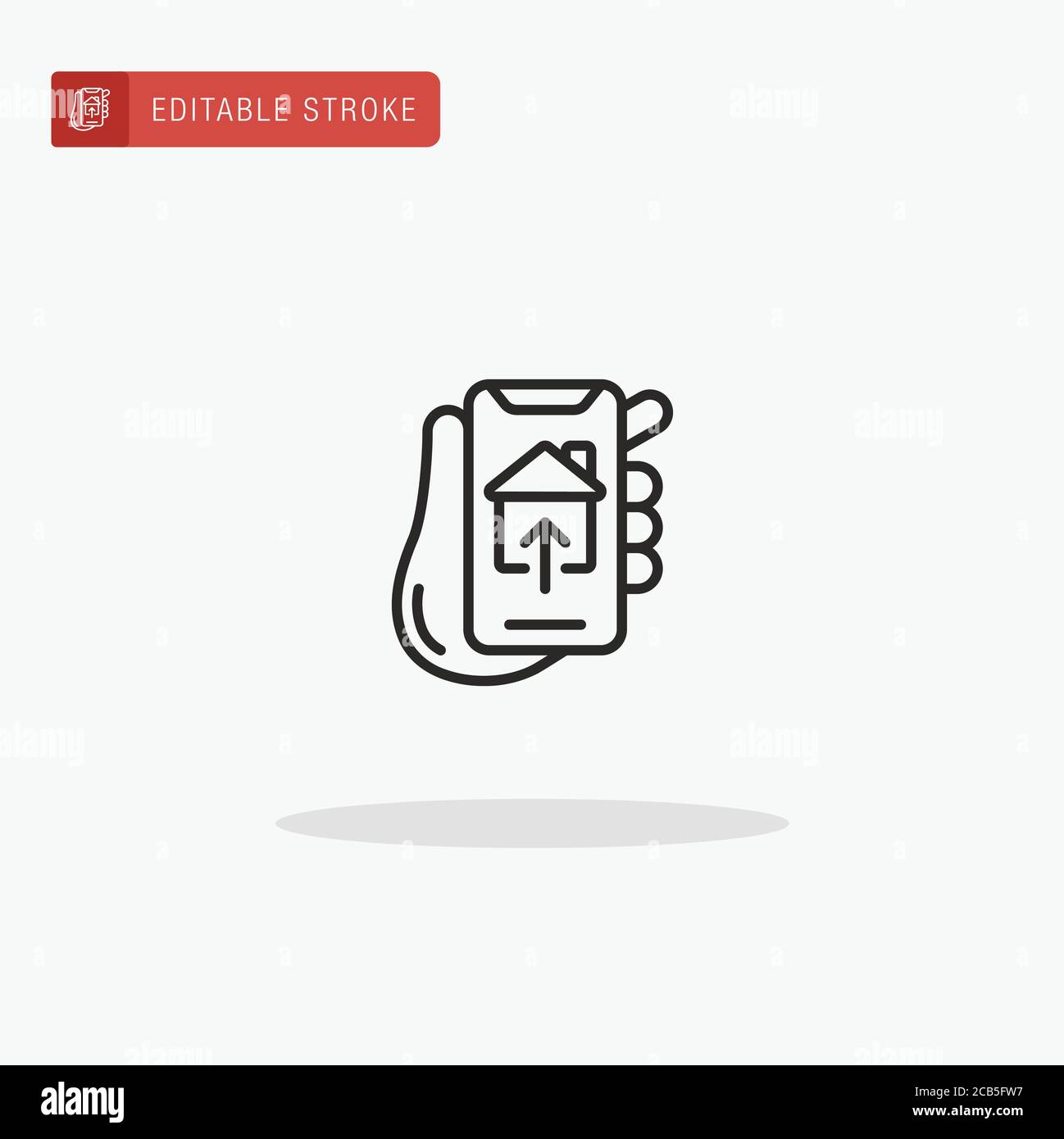 Tracking App icon vector. Tracking App icon for presentation Stock ...