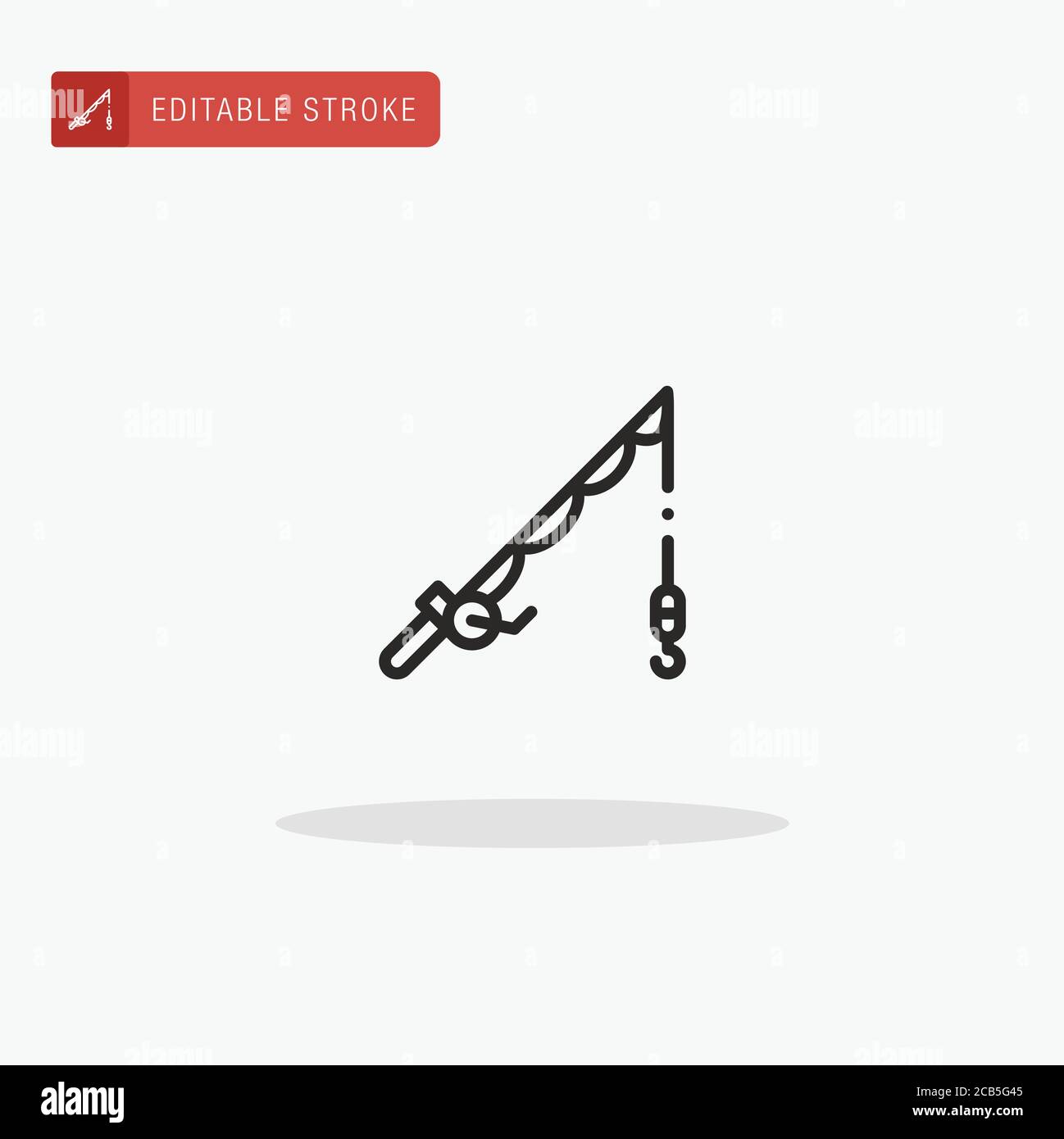 Rod icon vector. Rod icon for presentation Stock Vector Image & Art - Alamy