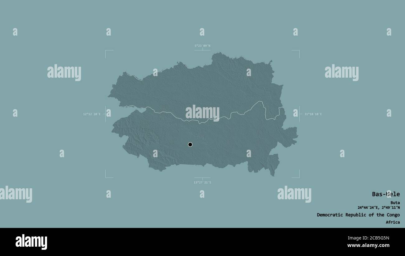 Area of Bas-Uele, province of Democratic Republic of the Congo ...