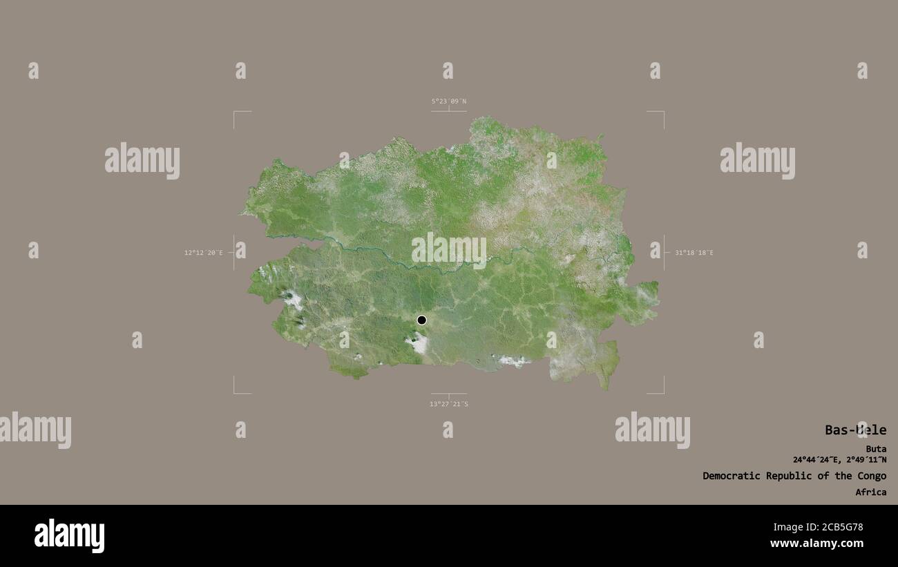 Area of Bas-Uele, province of Democratic Republic of the Congo ...