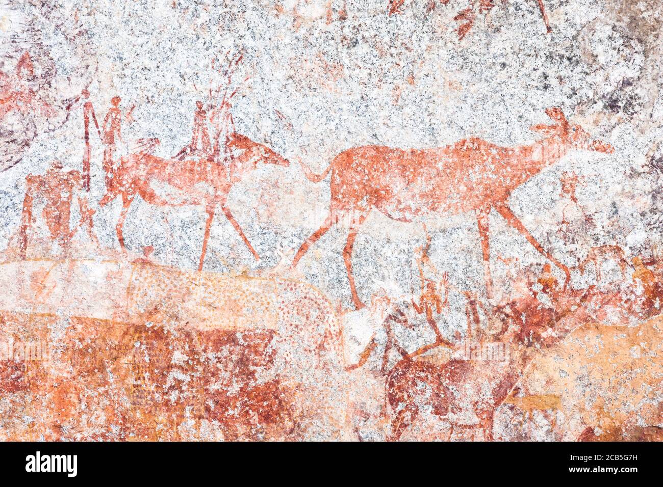 Matobo hills, "Nswatugi cave" rock painting site, rock art, Matobo ...