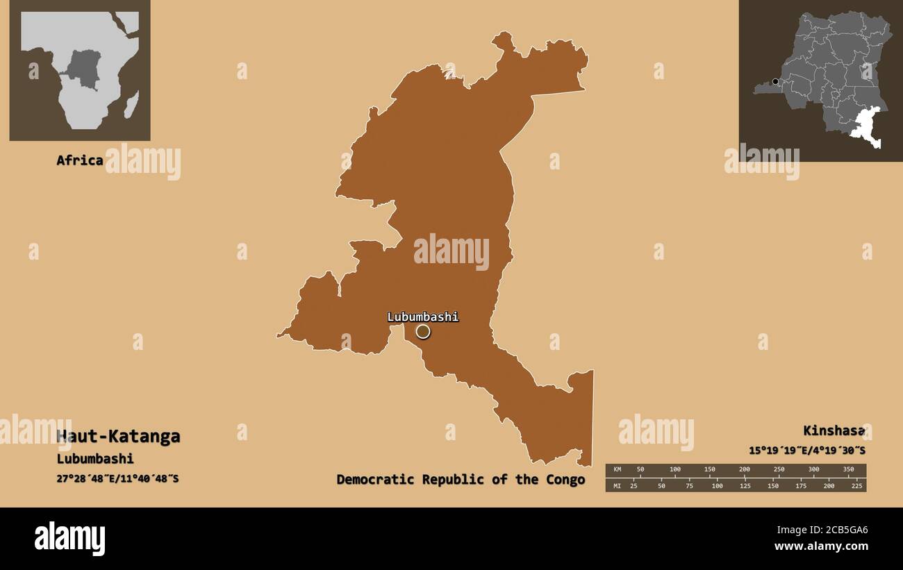 Katanga Province Map
