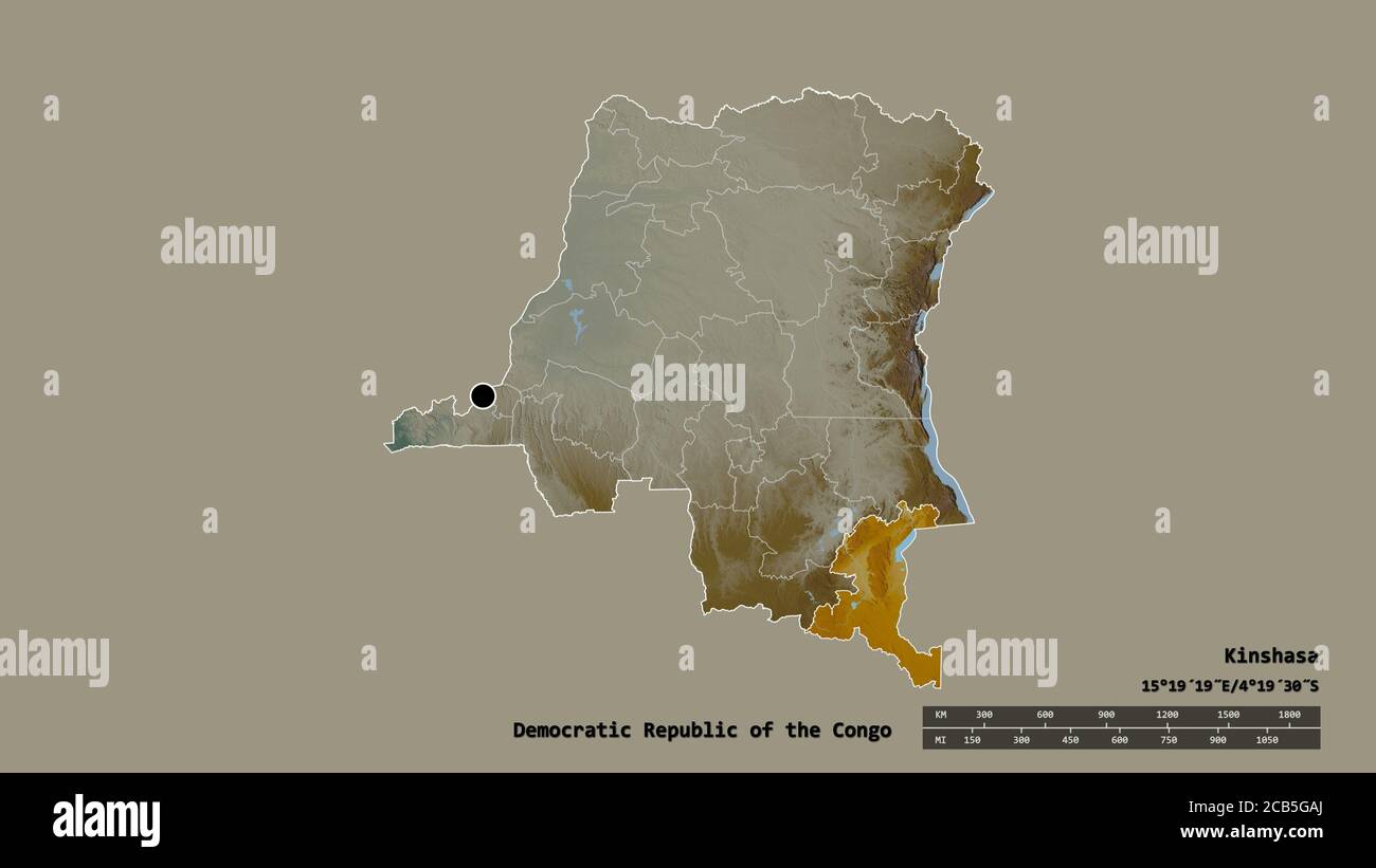 Lubumbashi map hi-res stock photography and images - Alamy