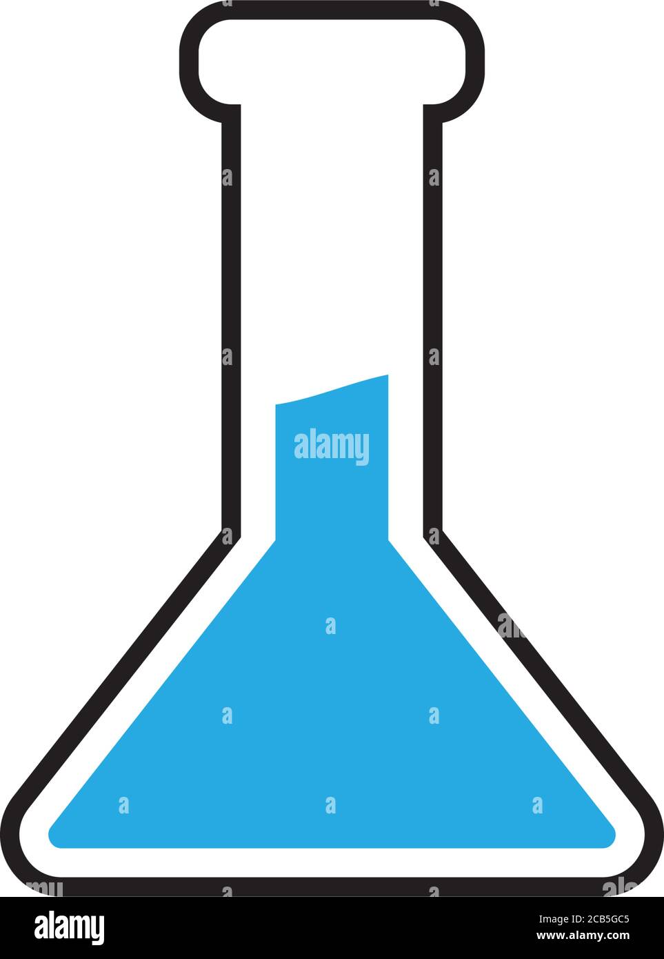 Lab flask icon design template vector isolated Stock Vector Image & Art ...