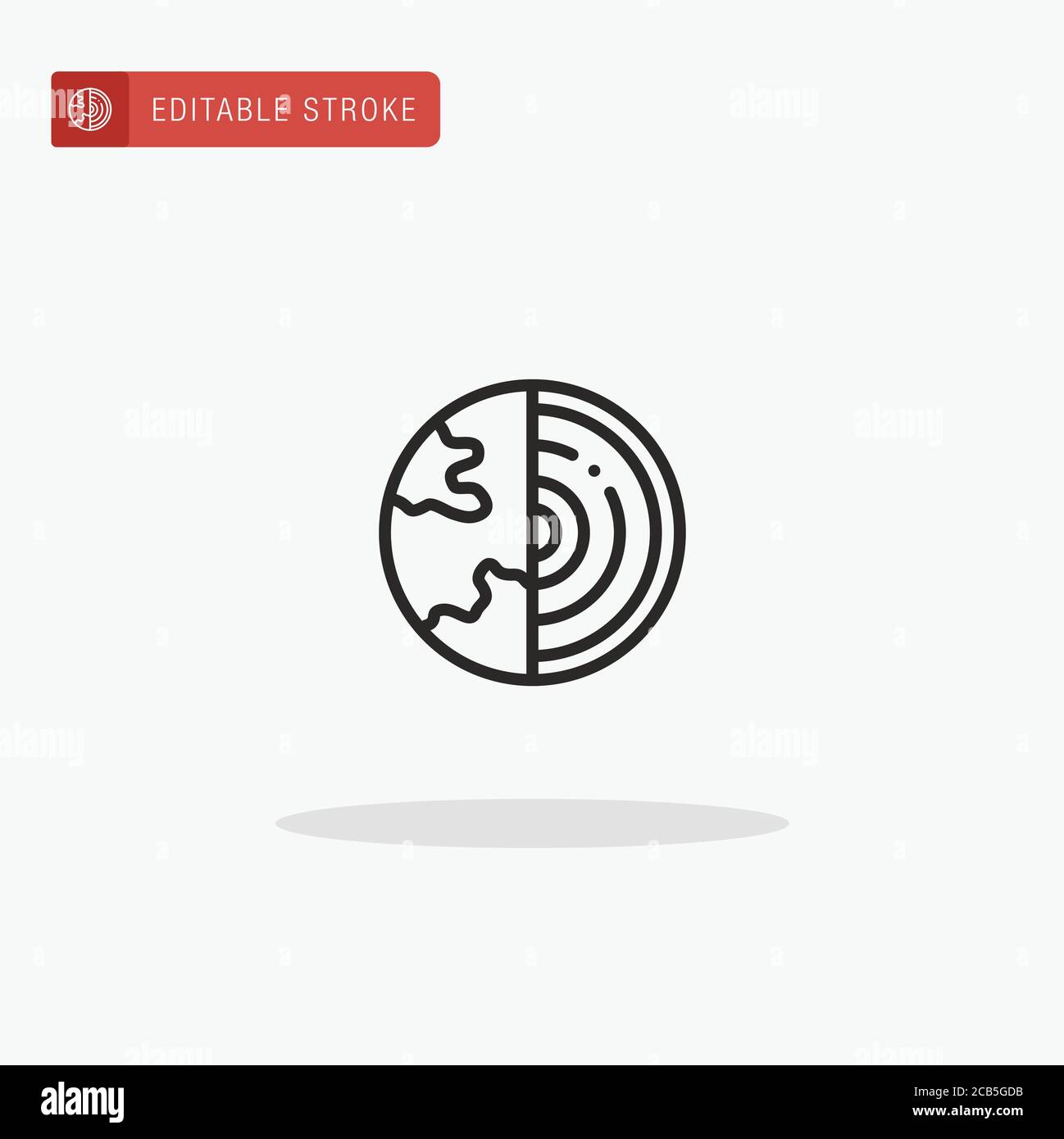 Geology icon vector. Geology icon for presentation Stock Vector Image ...