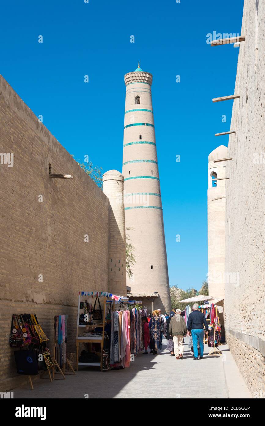 Khiva, Uzbekistan - Ancient city of Itchan Kala in Khiva, Uzbekistan ...
