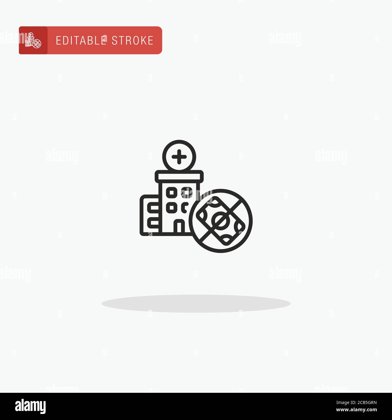 Hospital icon vector. Hospital icon for presentation Stock Vector Image ...