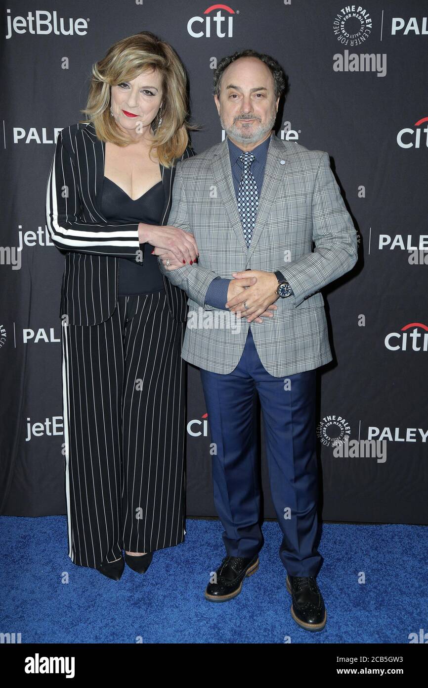 LOS ANGELES - MAR 15: Caroline Aaron, Kevin Pollak at the PaleyFest - "The Marvelous Mrs. Maisel ...