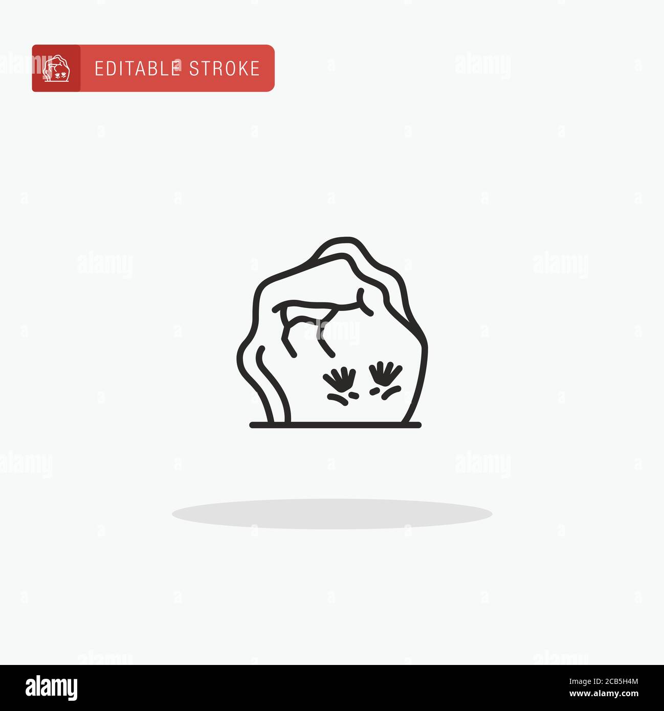 Rock icon vector. Rock icon for presentation Stock Vector Image & Art ...