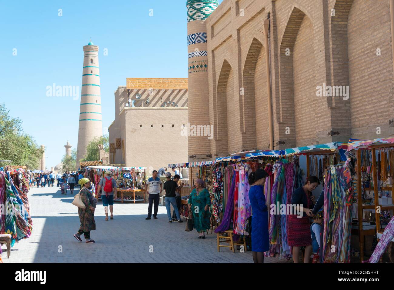 Khiva, Uzbekistan - Ancient city of Itchan Kala in Khiva, Uzbekistan ...