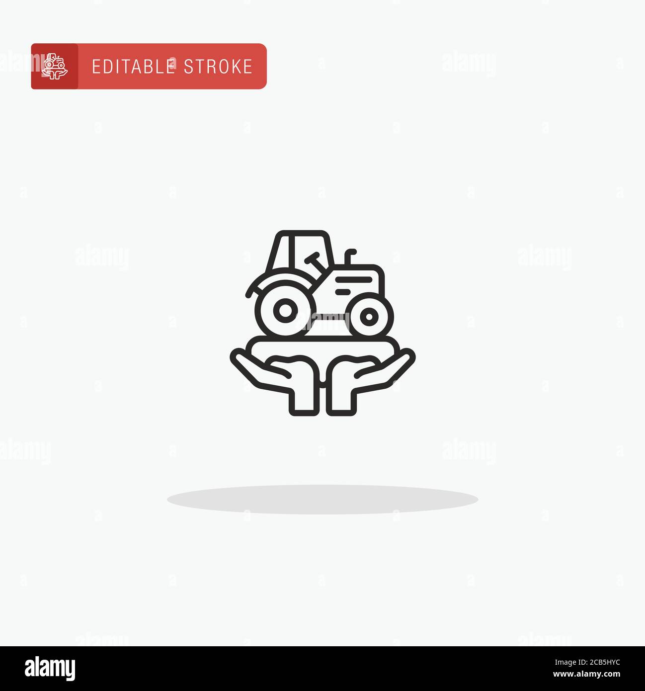 Tractor icon vector. Tractor icon for presentation Stock Vector Image ...