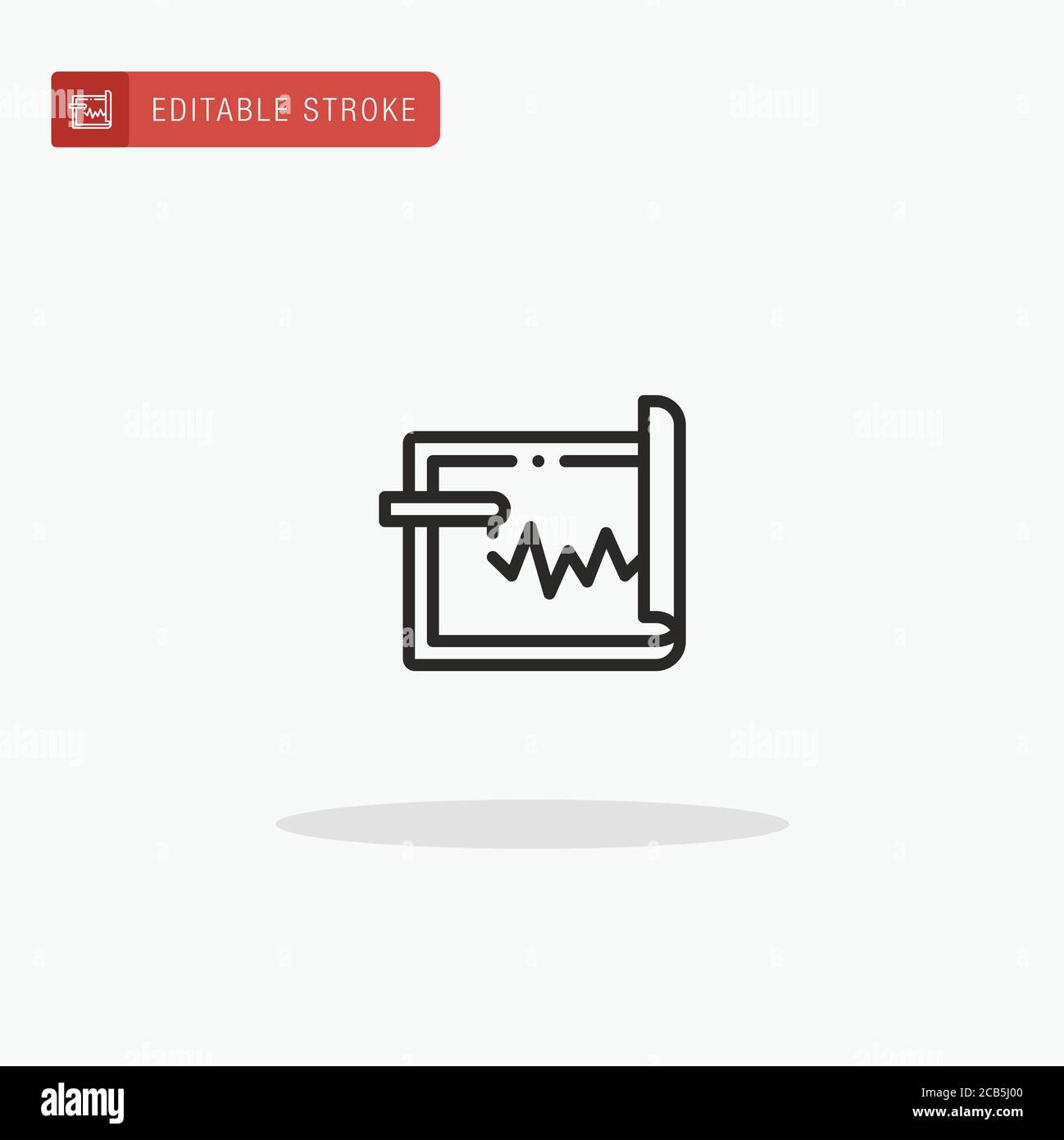 Seismograph icon vector. Seismograph icon for presentation Stock Vector ...