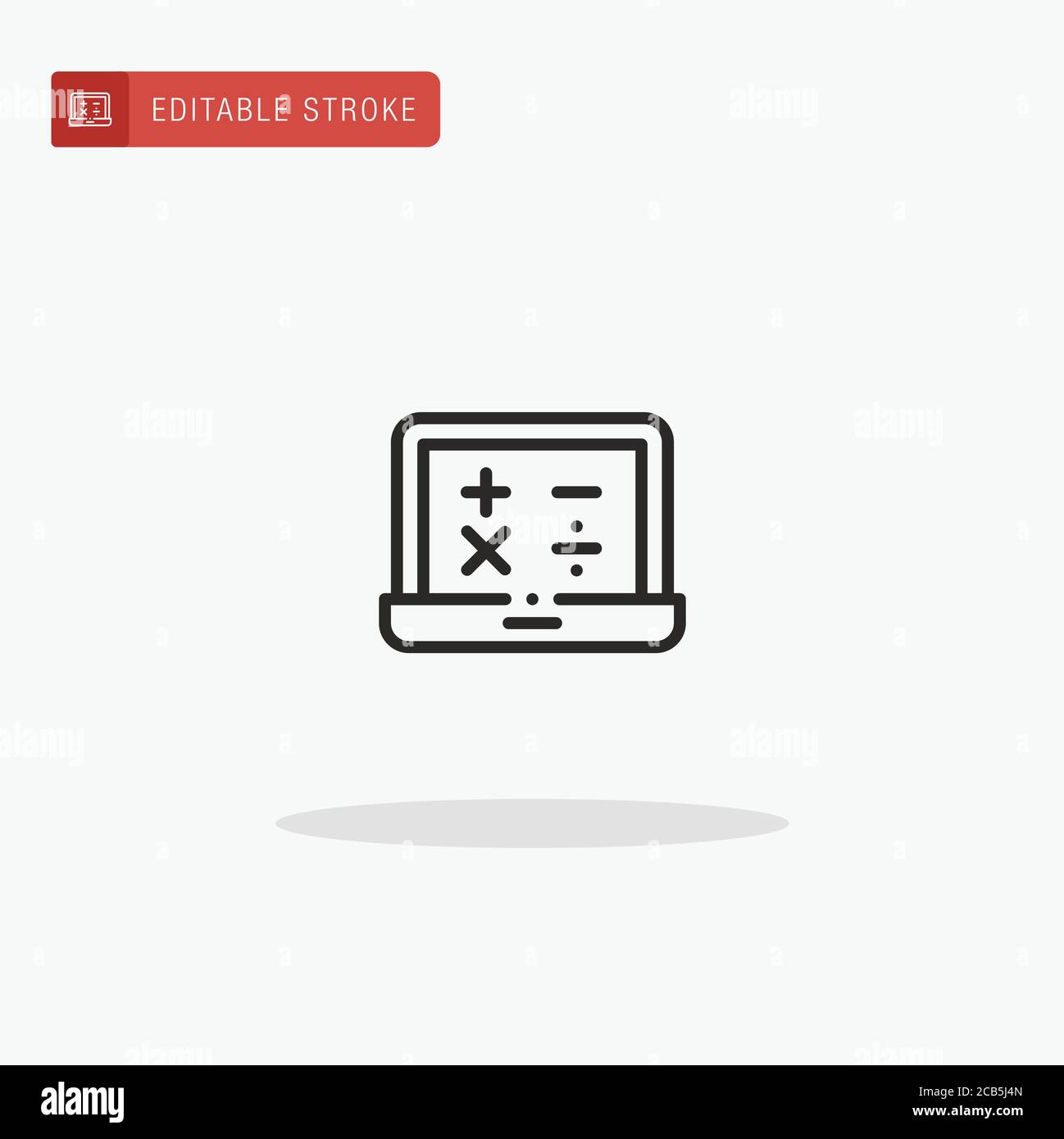 Maths icon vector. Maths icon for presentation Stock Vector Image & Art ...