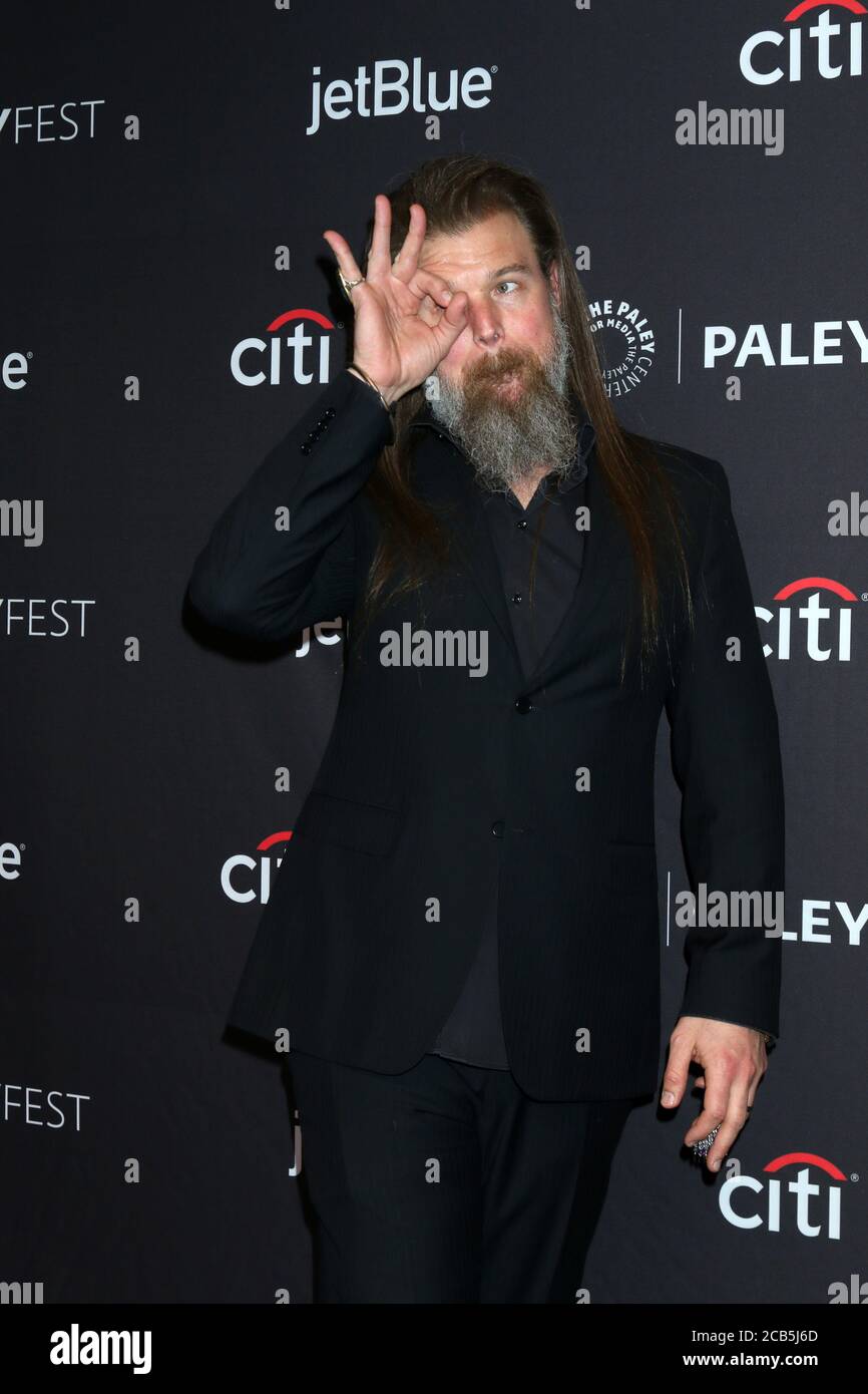 LOS ANGELES - MAR 22: Ryan Hurst at the PaleyFest - "The Walking Dead ...