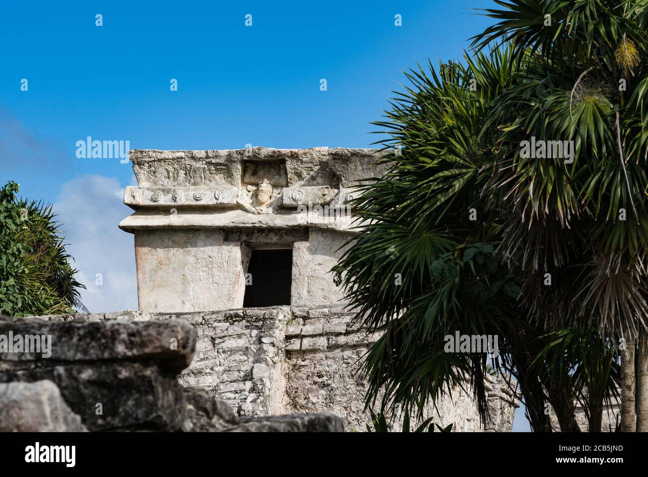 The Temple of the Diving God or Descending God in the ruins of the ...