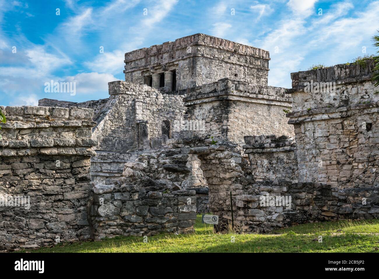 El Castillo or the Castle is the largest temple in the ruins of the ...