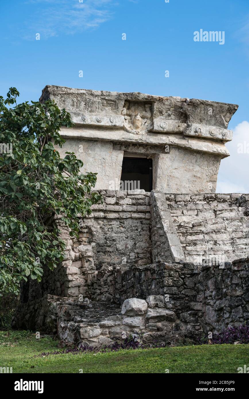 The Temple of the Diving God or Descending God in the ruins of the ...