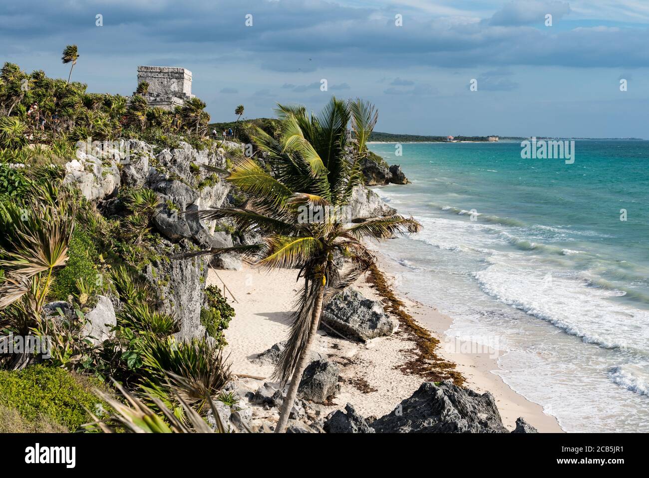 El Castillo or the Castle is the largest temple in the ruins of the ...