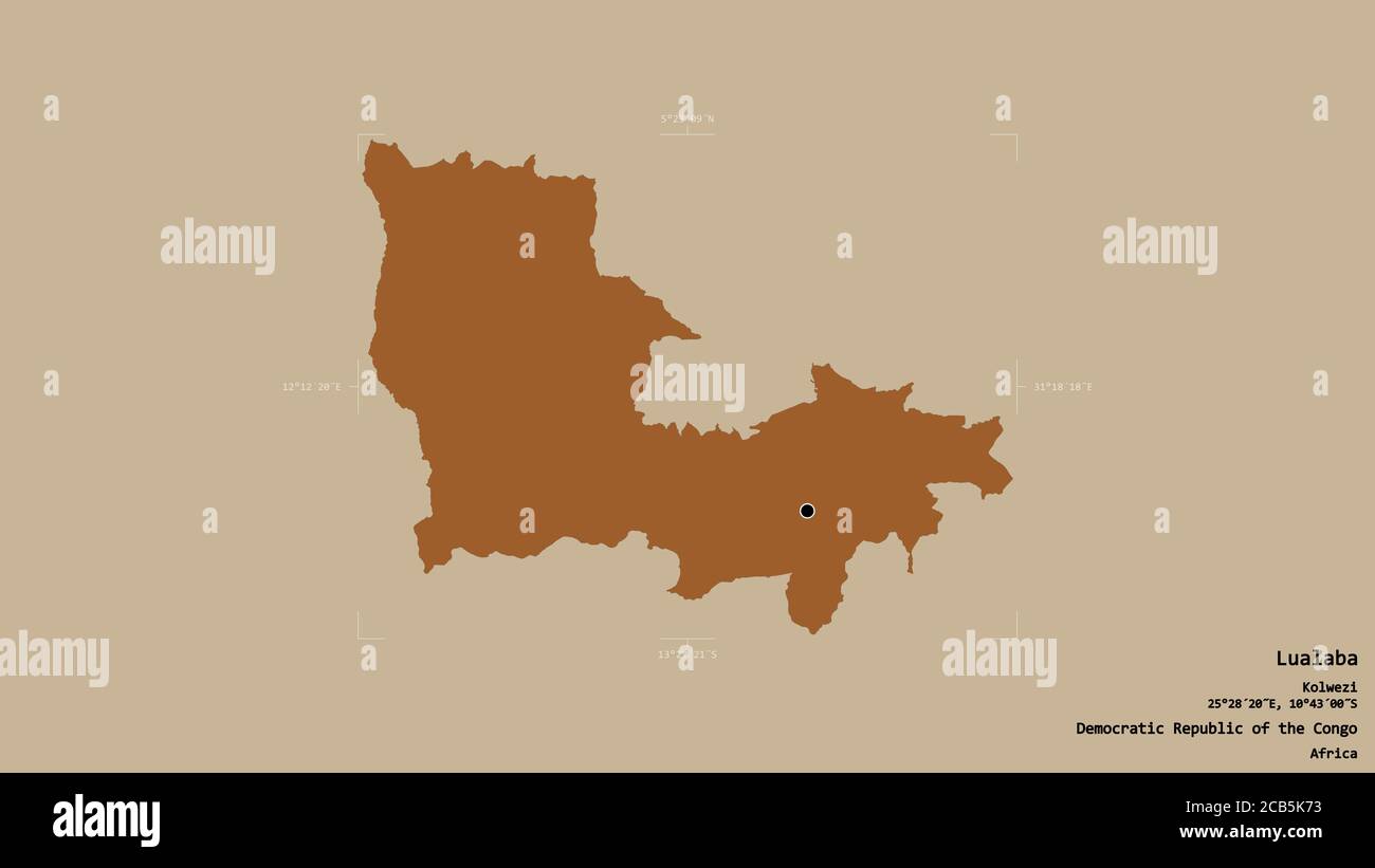 Kolwezi map hi-res stock photography and images - Alamy