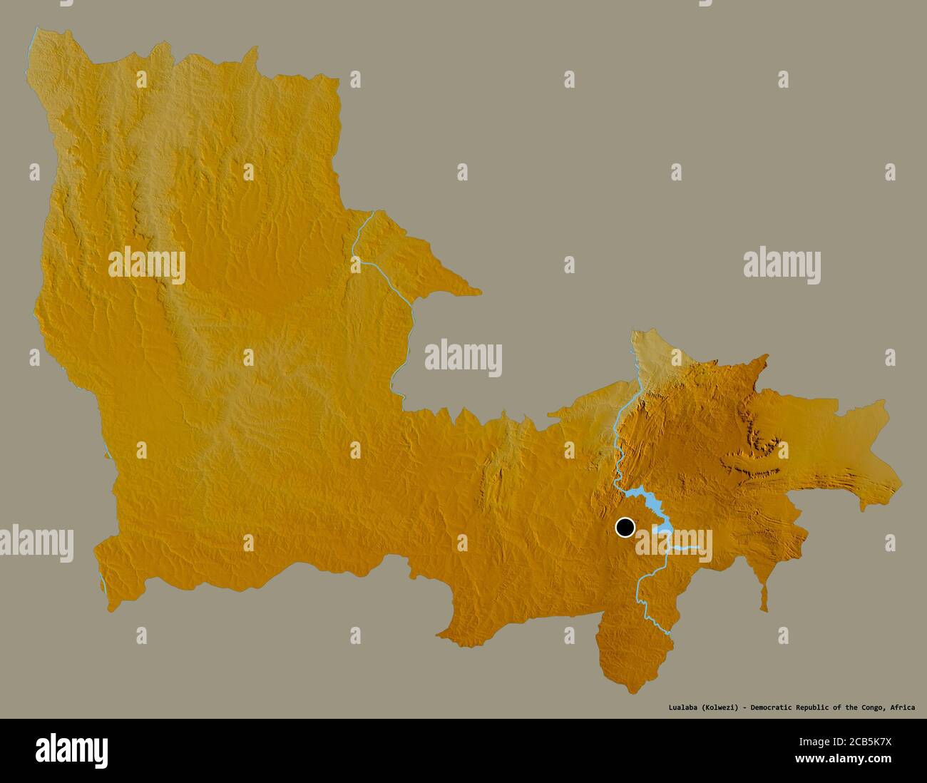 Kolwezi map hi-res stock photography and images - Alamy