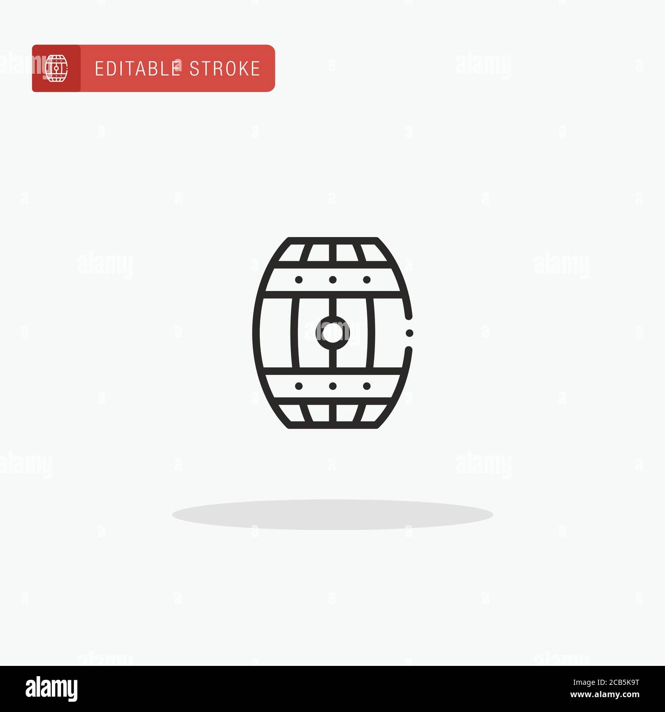 Barrel icon vector. Barrel icon for presentation Stock Vector Image ...