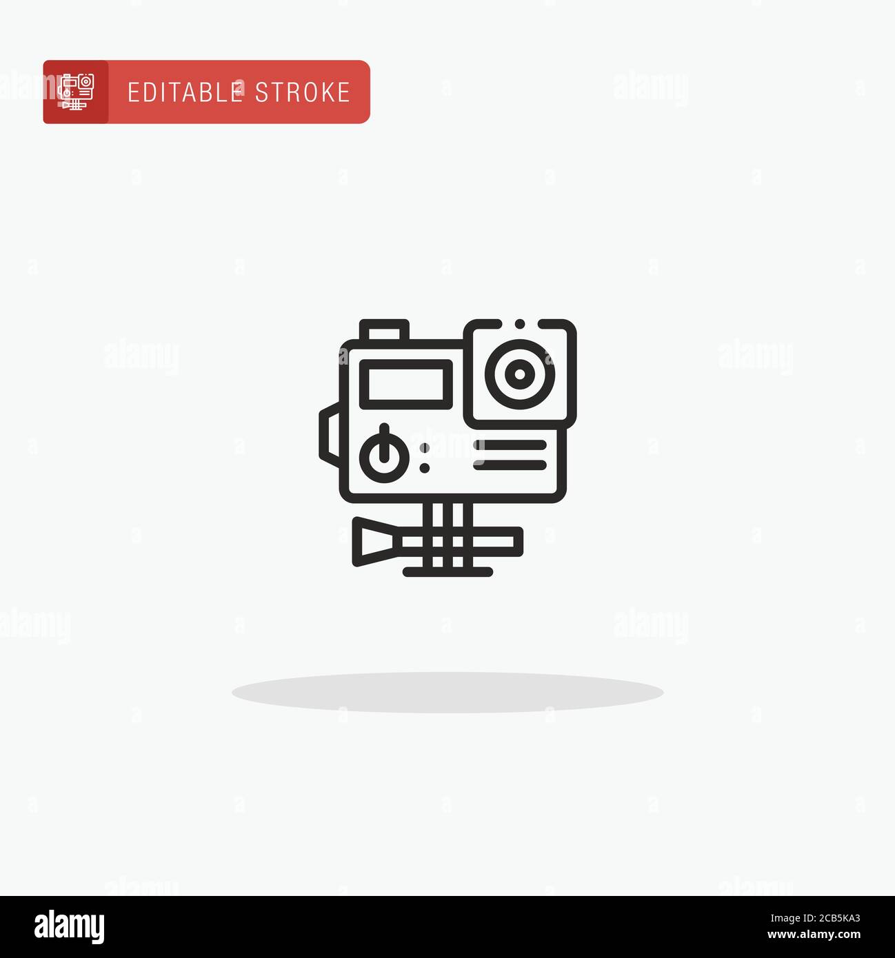 Action Camera icon vector. Action Camera icon for presentation Stock ...