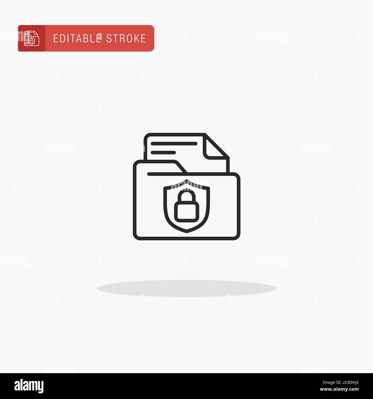 Folder icon vector. Folder icon for presentation Stock Vector Image ...