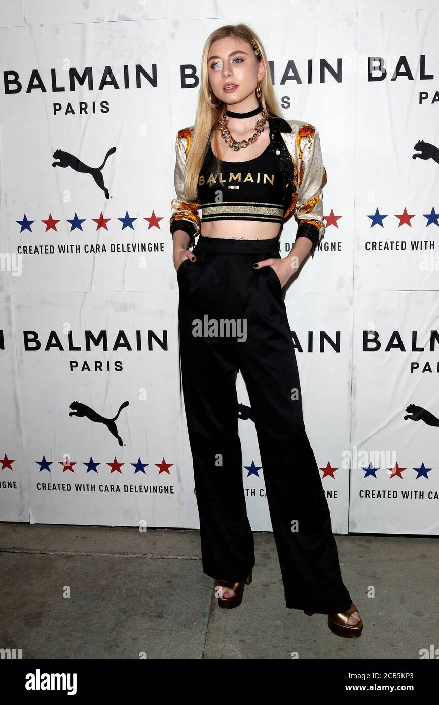 LOS ANGELES - NOV 21: Grace Wethor at the 'PUMA x Balmain- created with ...