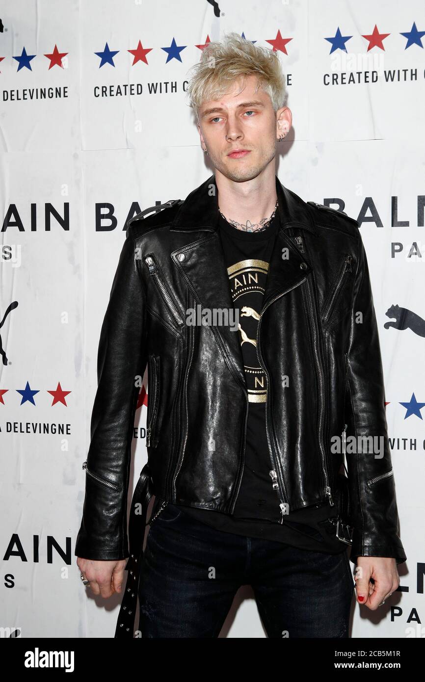 LOS ANGELES - NOV 21: Machine Gun Kelly at the 'PUMA x Balmain- created ...