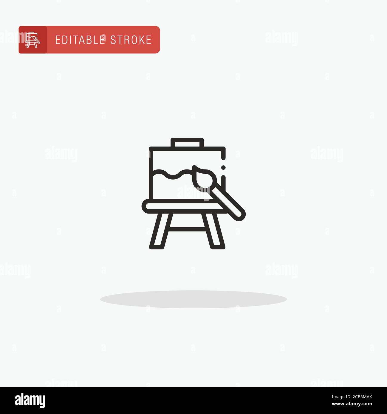 Canvas icon vector. Canvas icon for presentation Stock Vector Image ...