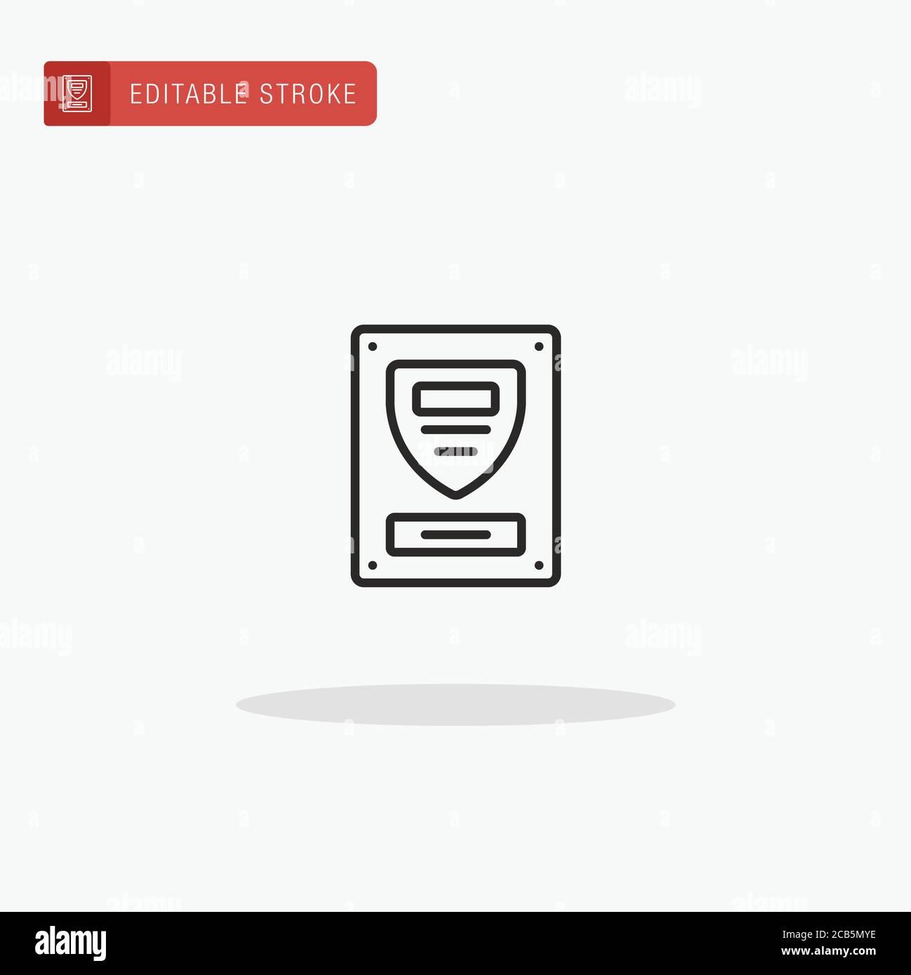 Plaque icon vector. Plaque icon for presentation Stock Vector Image ...