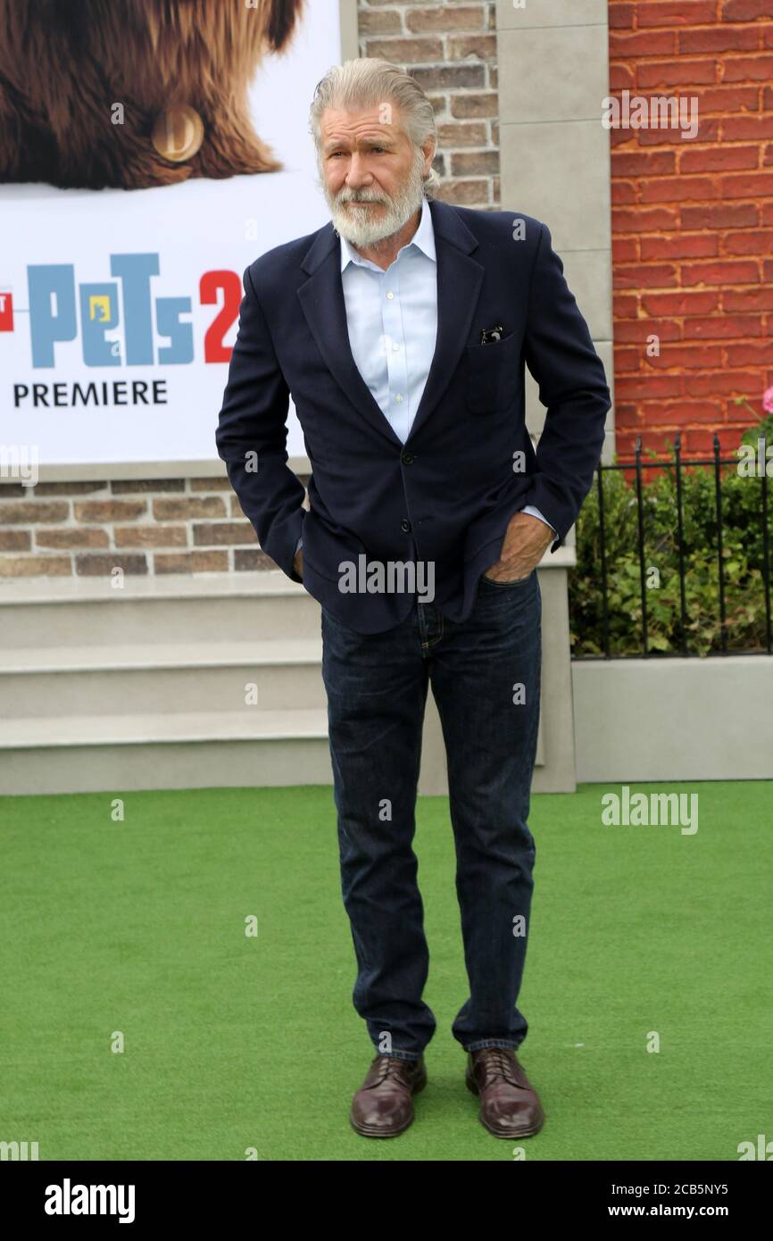 LOS ANGELES - JUN 2: Harrison Ford at the "The Secret Life of Pets 2 ...