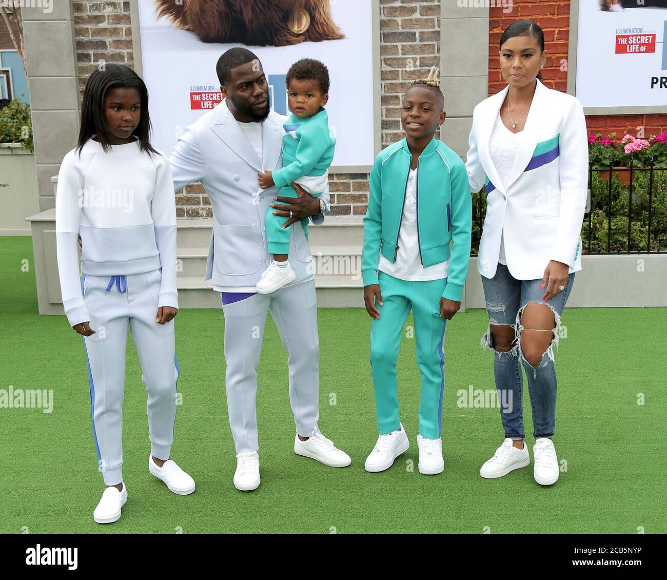 LOS ANGELES - JUN 2: Eniko Parrish, Heaven Hart, Hendrix Hart, Kenzo ...