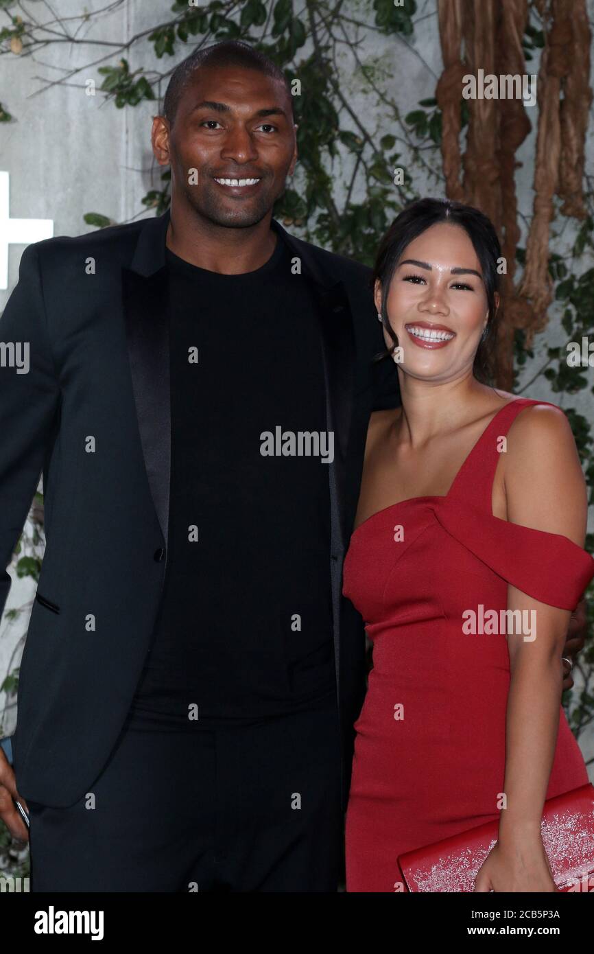 LOS ANGELES - OCT 21: Metta World Peace, Maya Ford at the Apple TV+'s ...